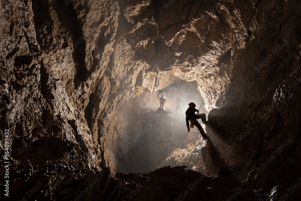 Adventure exploration expedition of Veryovkina, the deepest-known cave ...
