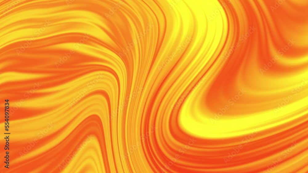 4k seamless animated background liquid gradient in hot colors. Looped ...