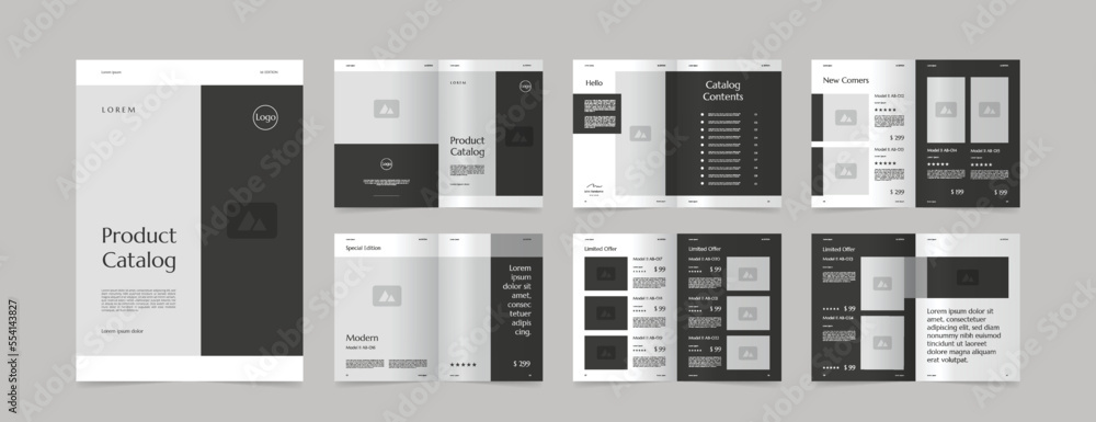 modern a4 product catalog design template Stock Vector | Adobe Stock