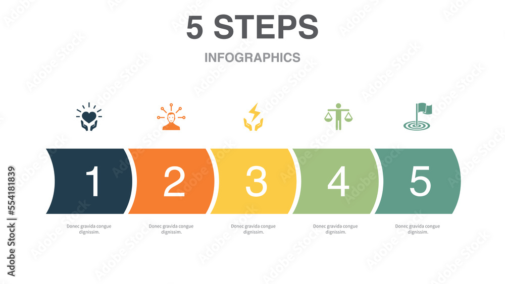 CSR, responsibility, sustainability, ethics, goal, icons Infographic ...