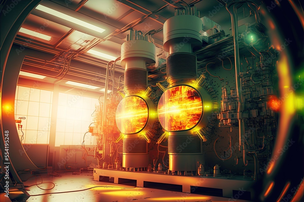 Laser reactor in an atomic astrophysics lab for nuclear fusion ...