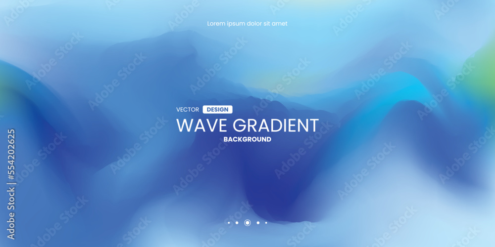 Abstract multi-color gradient vector cover illustration set. As a ...