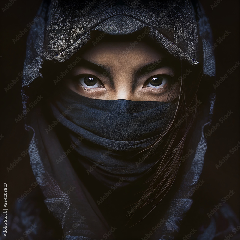 Japanese 15th Century Ninja Asian Warrior Woman Espionage Covert Agent ...