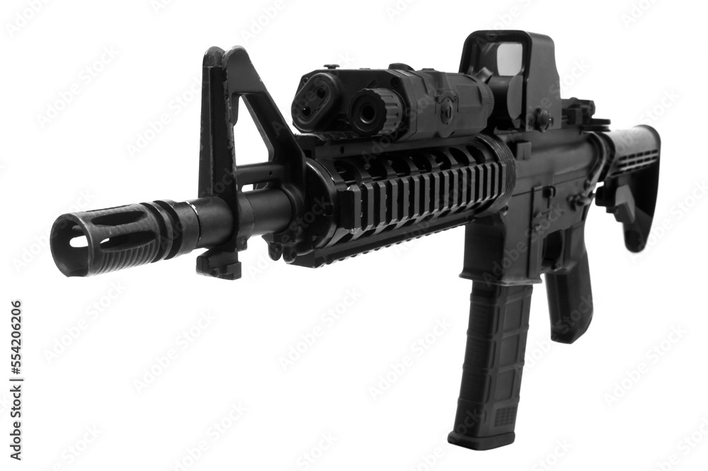 Weapons and military equipment for army, Assault rifle gun (M4A1) with ...