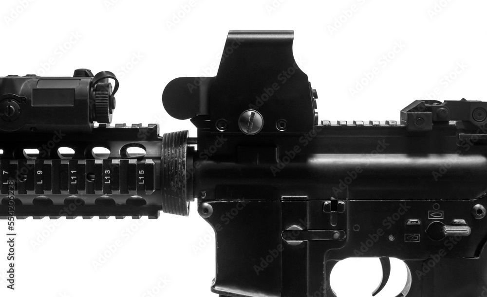 Weapons and military equipment for army, Assault rifle gun (M4A1) with ...