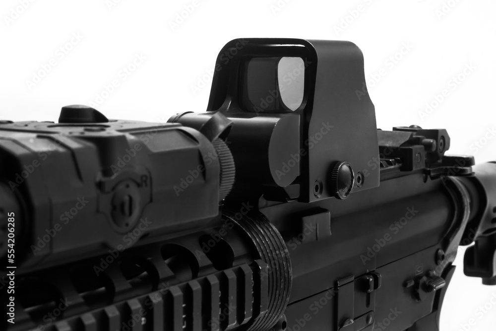 Weapons and military equipment for army, Assault rifle gun (M4A1) with ...