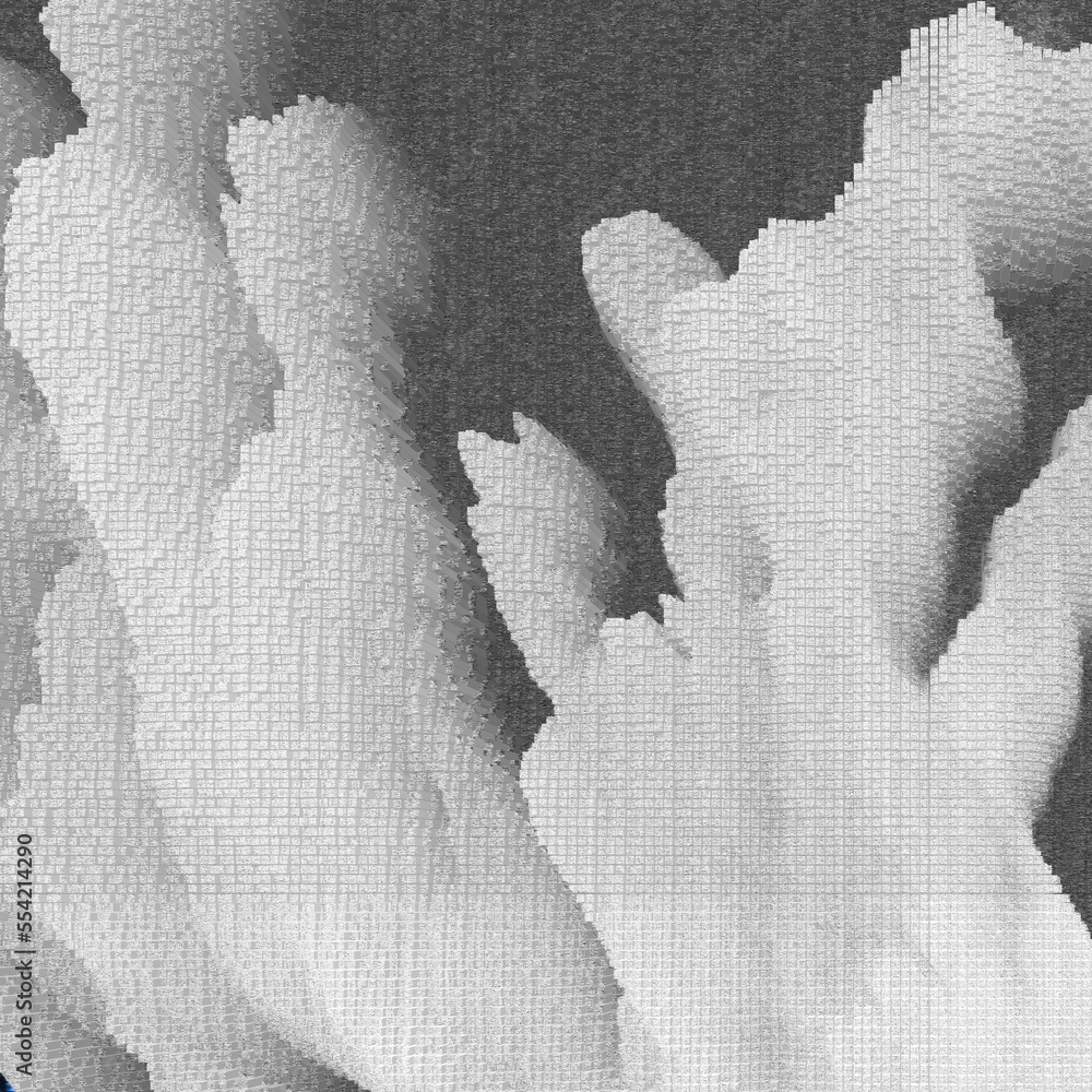 4K High quality overlays, black and white textures, fluid ripples ...