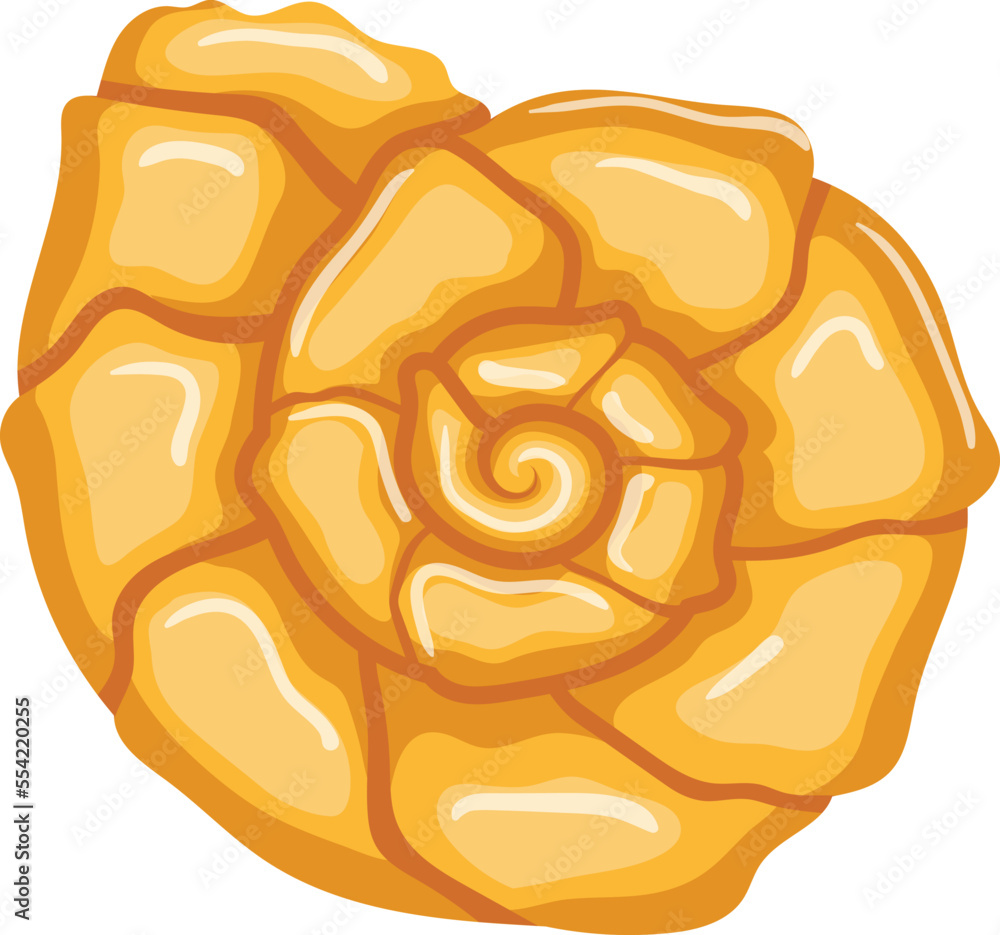 shell sea cartoon vector. marine seashell, beach snail, ocean conch ...