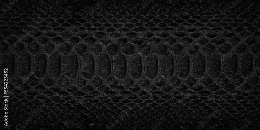 black snake skin background, natural reptile leather texture. Stock ...