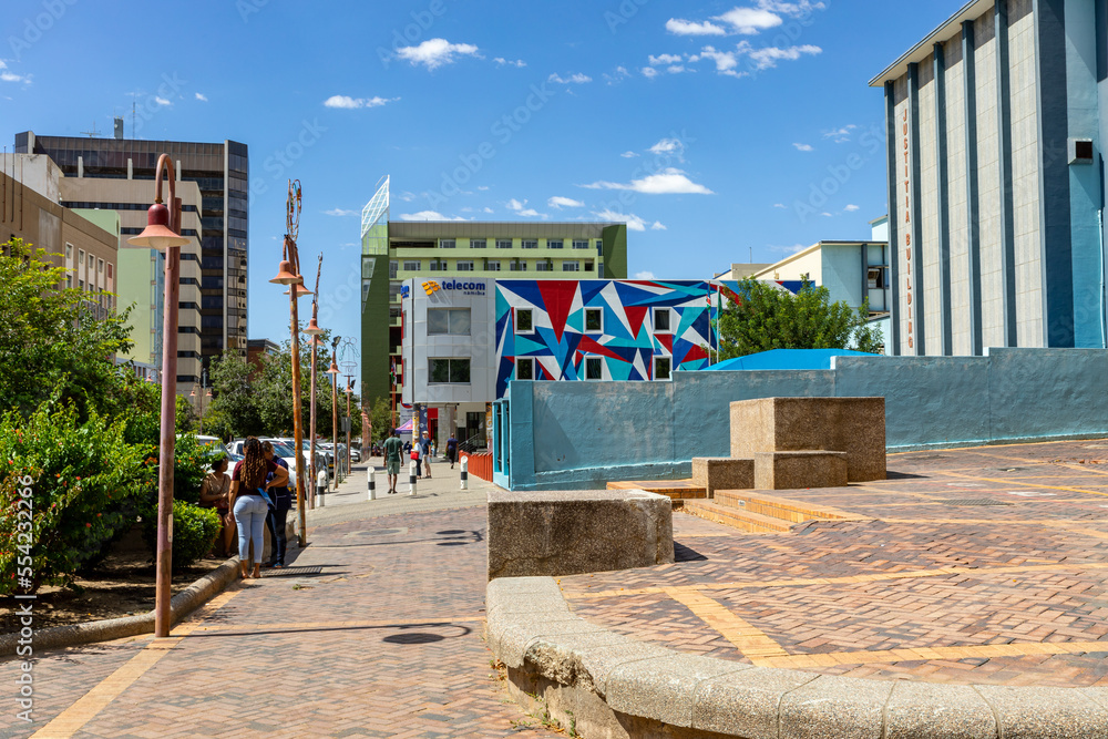 City Center of Windhoek. Windhoek is the capital and the largest city ...