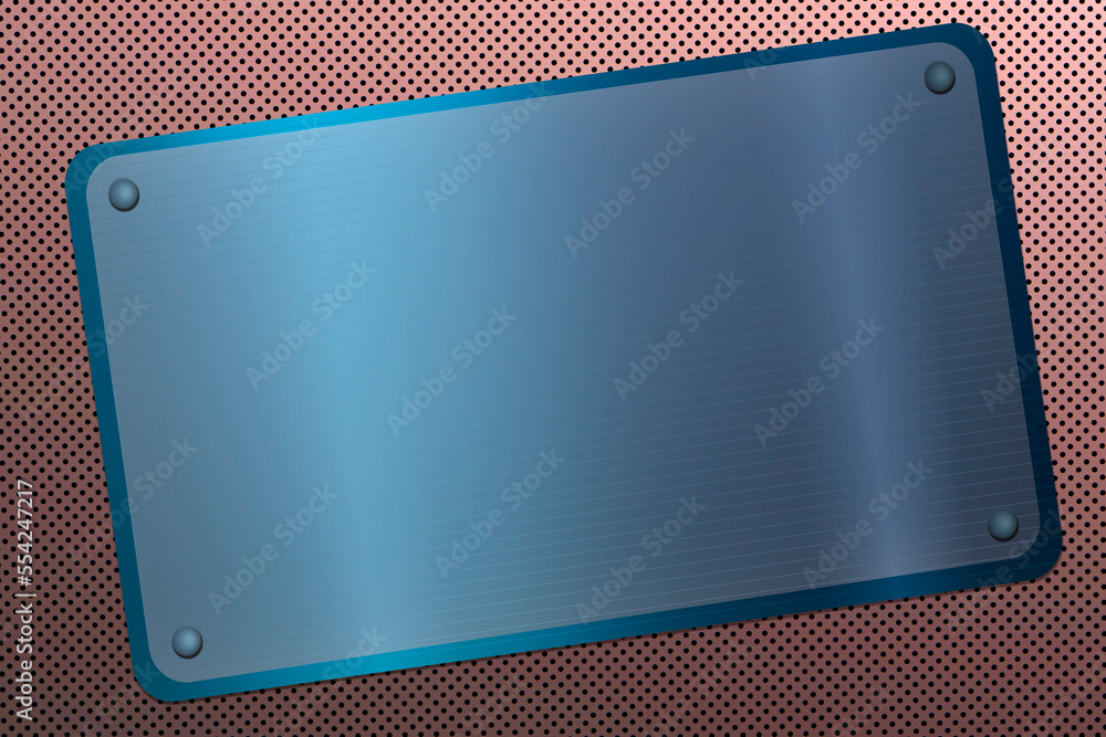 Steel backdrop with metal texture. Sheet metal with perforations Stock ...