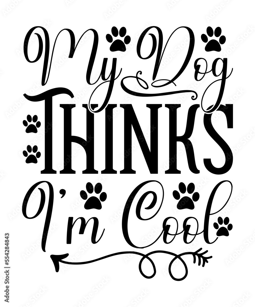 Vetor do Stock: Dog svg Bundle, Dog Bandana svg, Dog Lover svg, Dog ...