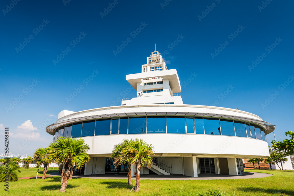 Kaohsiung, Taiwan- July 23, 2016: Building view of the Gaozi Tower ...