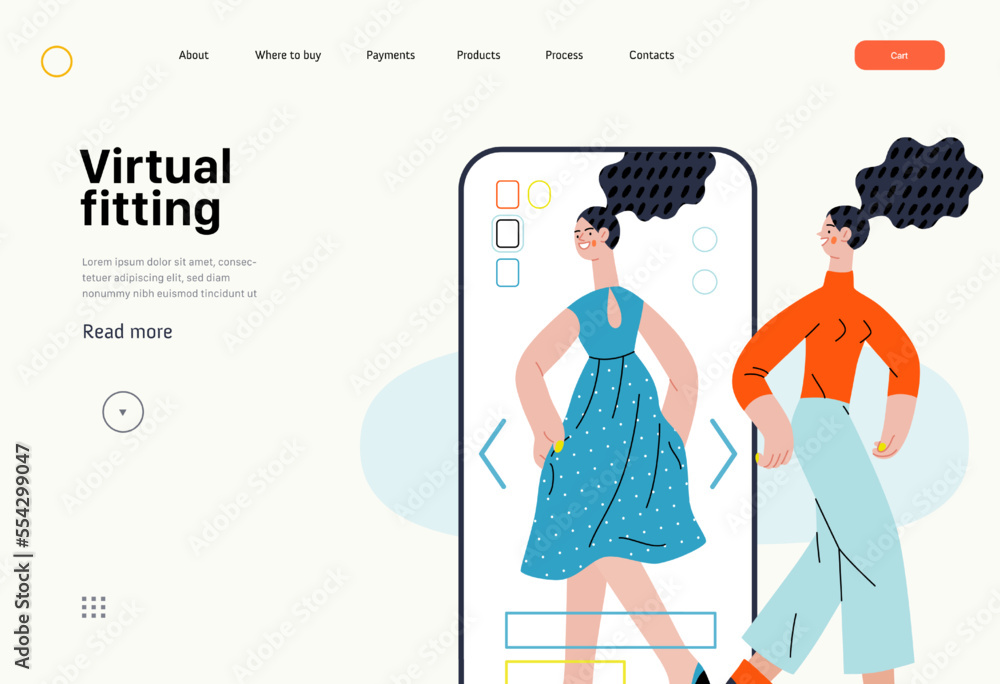Virtual fitting - Online shopping and electronic commerce series ...