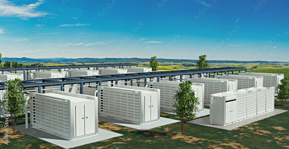 battery storage Stock Illustration | Adobe Stock