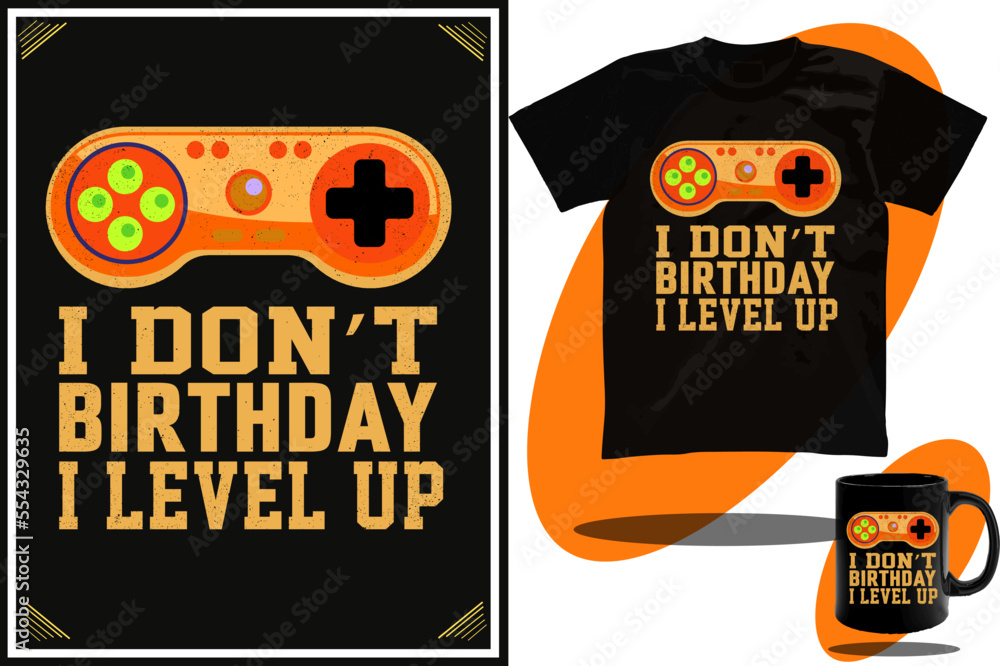 Exclusive print ready gaming t shirt design for boys and girls and ...