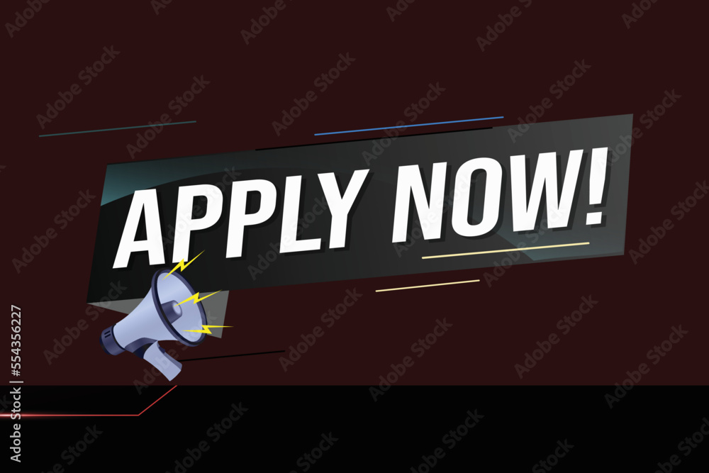 Apply now Banner design template for marketing. Last chance promotion ...