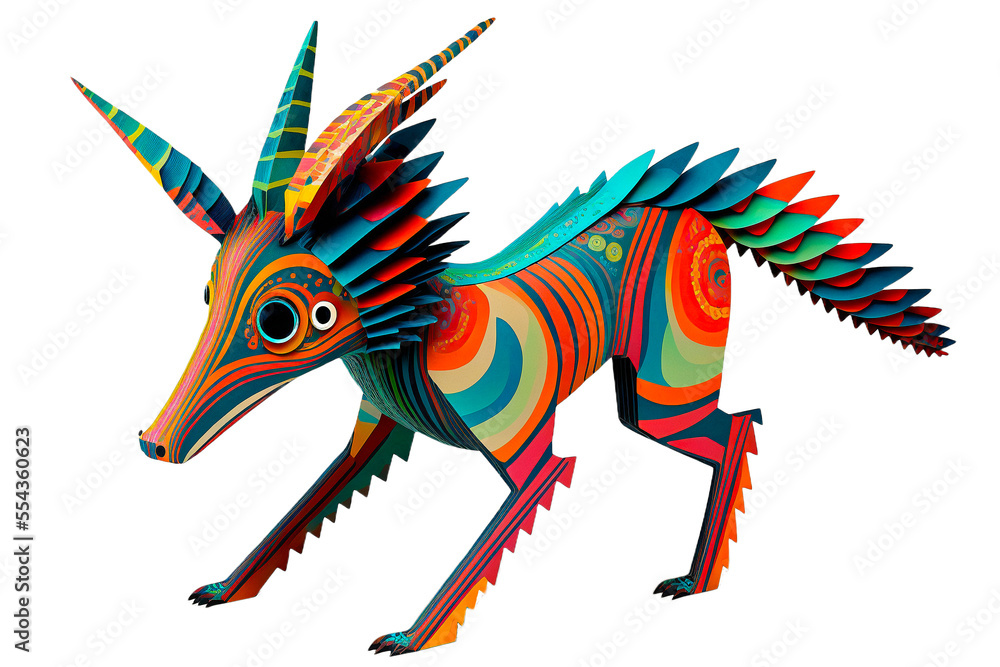 Animorphic beasts, creature, flat 70s retro linear art style, weird and ...