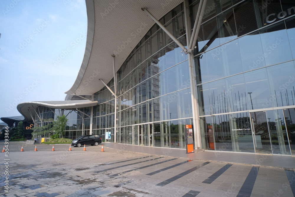 Tangerang, Indonesia, Oct 14, 2020. The magnificent and modern facade ...