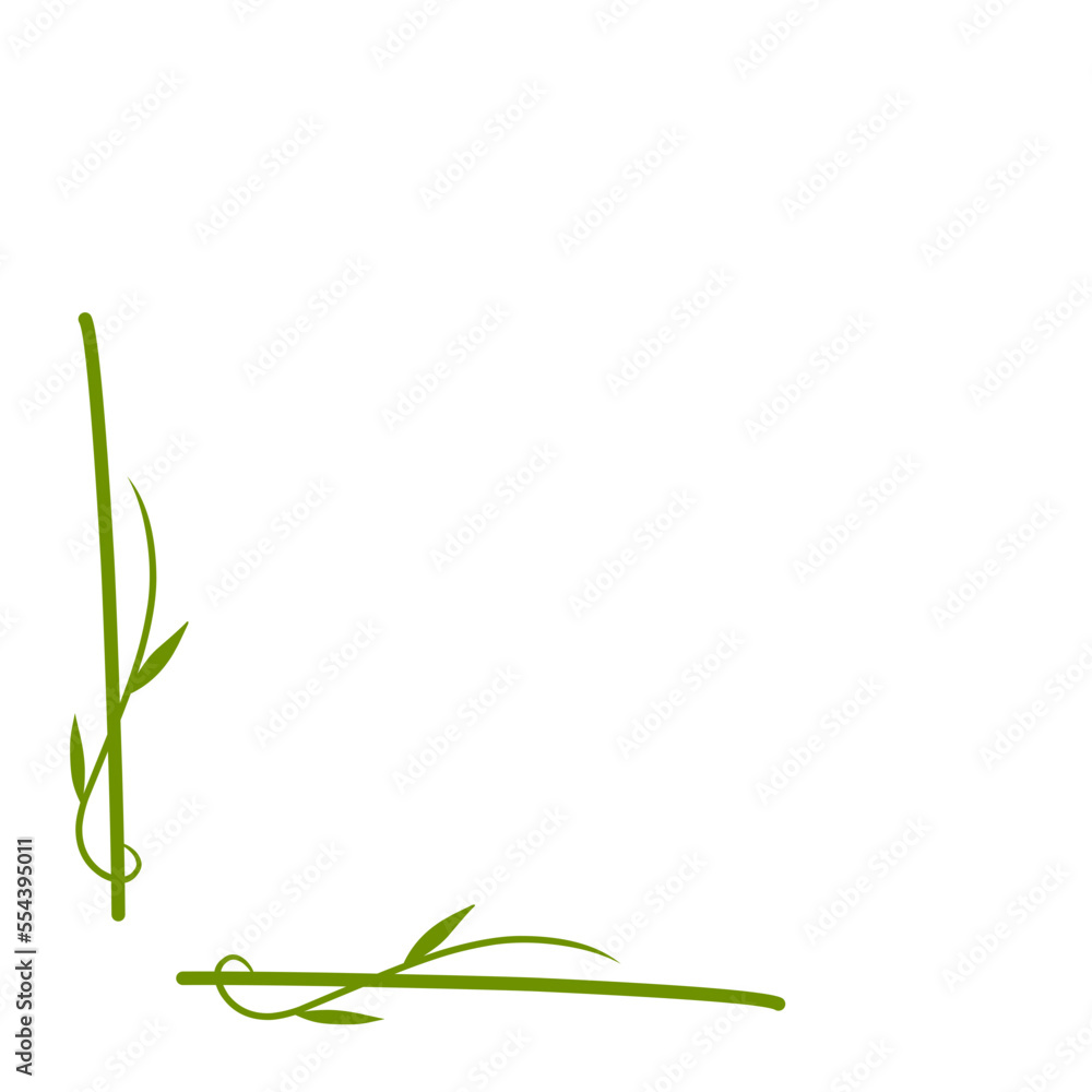 Corner Border Frame Background Stock Vector | Adobe Stock