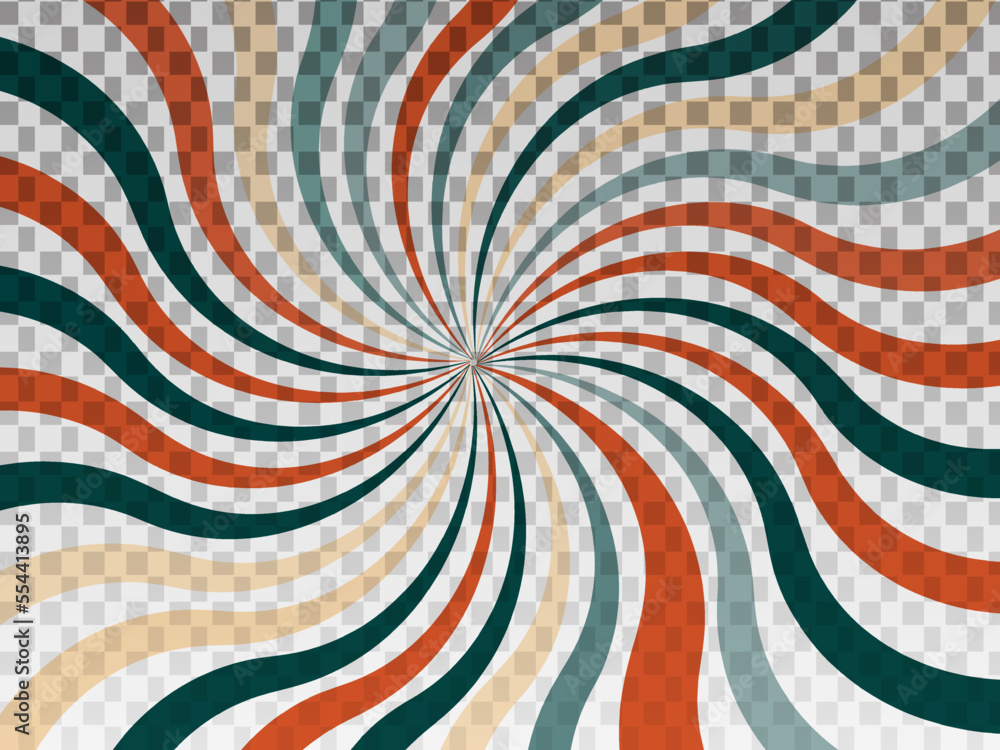 Vecteur Stock retro starburst and sunburst background, pattern with a ...