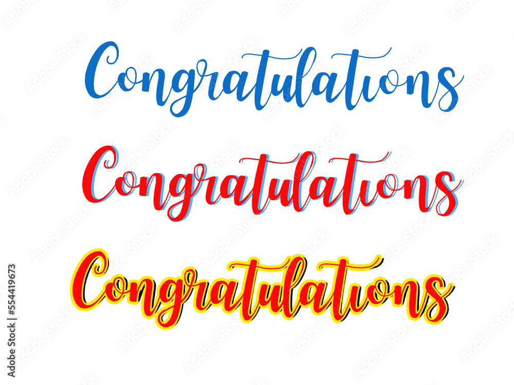 Hand lettering. Modern hand lettering written phrase with shadow ...