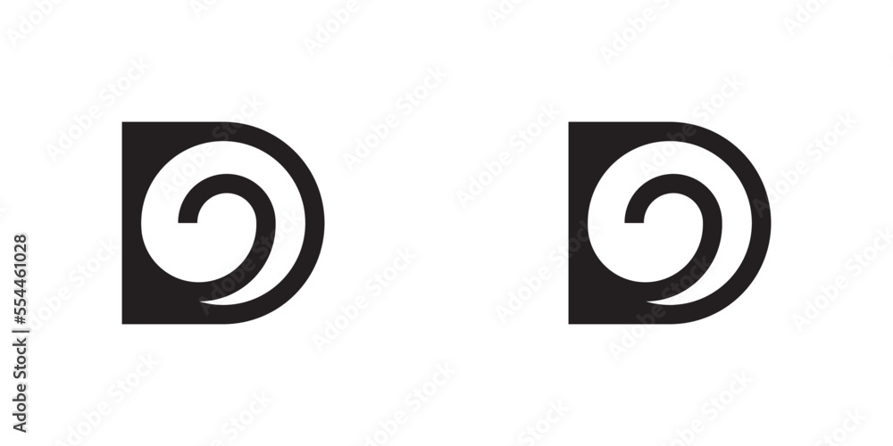 Minimal DG logo. Icon of a GD letter on a luxury background. Logo idea ...