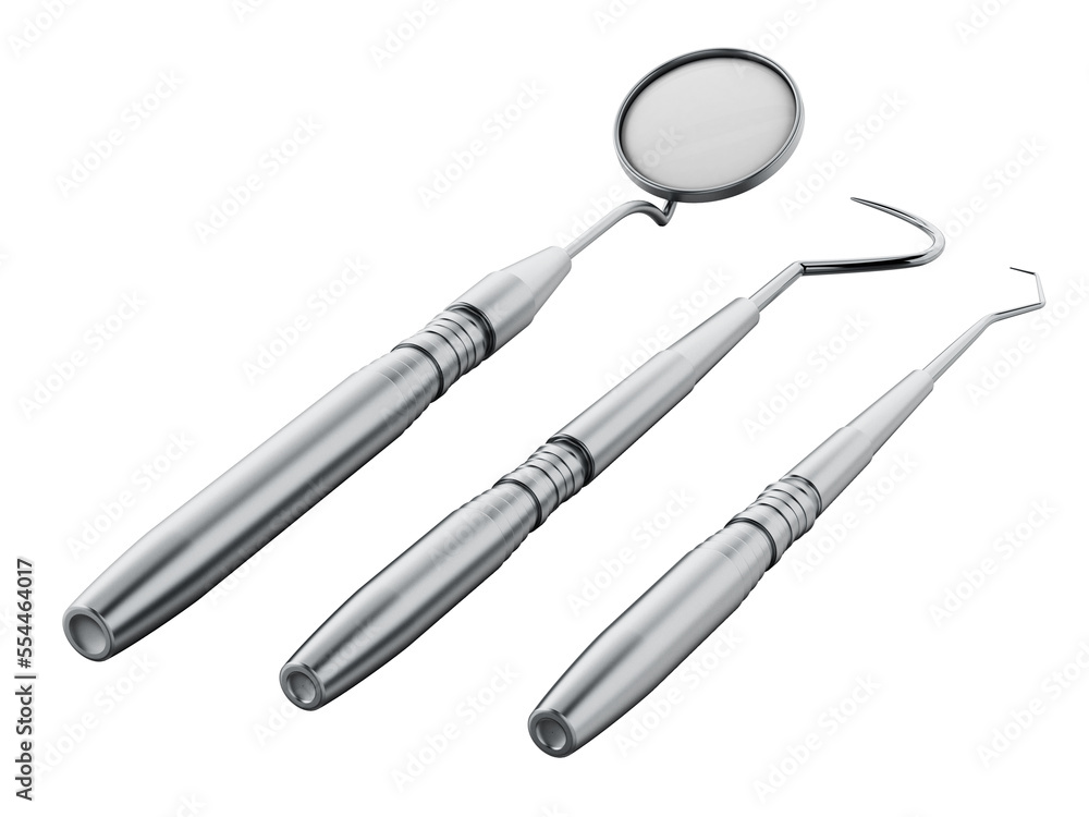 Professional dentist tools on transparent background. Stock ...