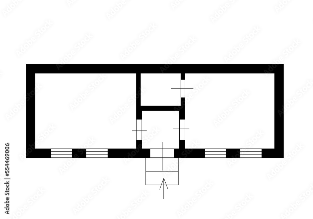 Apartment plans. House room layout. Home floorplan. Architecture plan ...