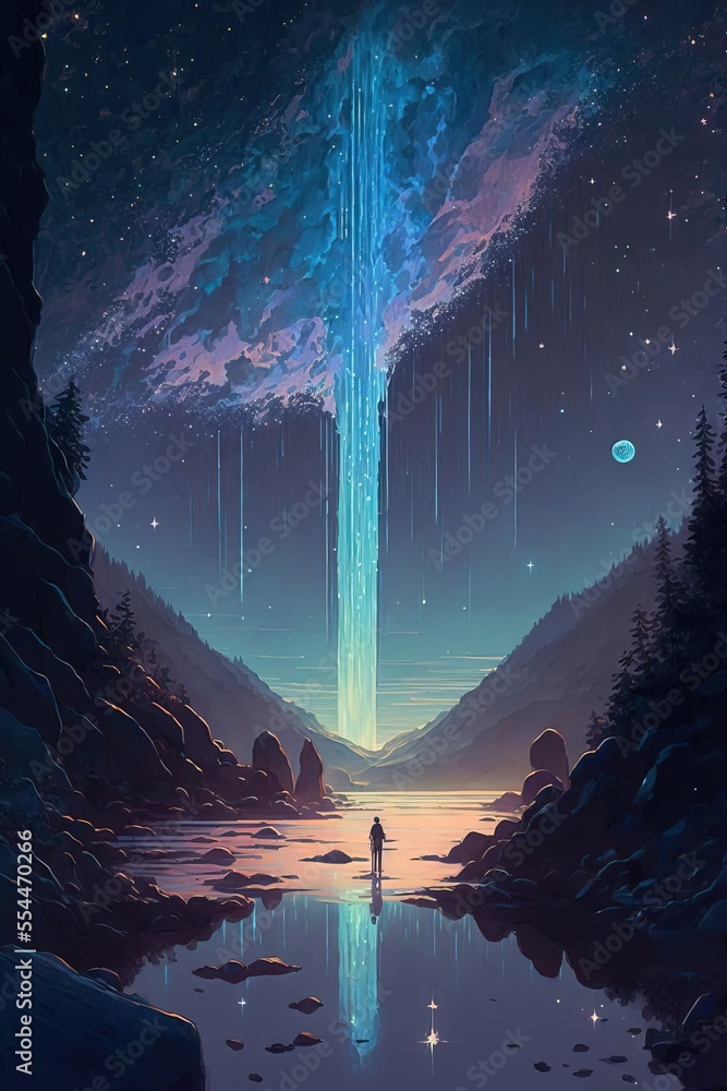 Waterfall Concept Art