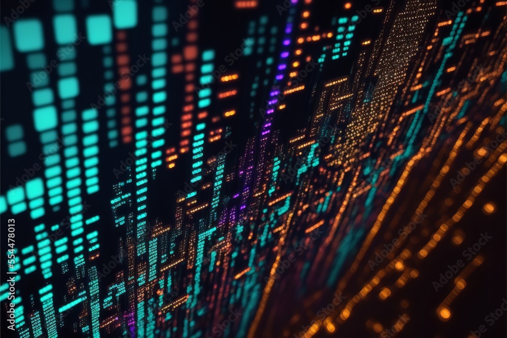 Abstract Technology background of Coding, Ai, and Programming. Stock ...