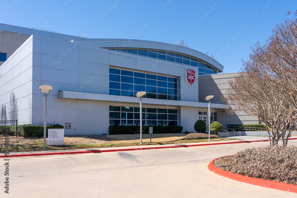 Fort Worth, Texas, USA - March 19, 2022: Bell Flight headquarters in ...