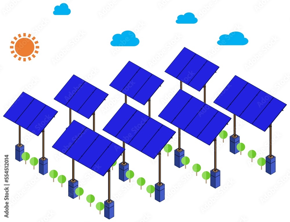 Agrovoltaics, Solar energy and agriculture, Agrovoltaic energy, solar ...