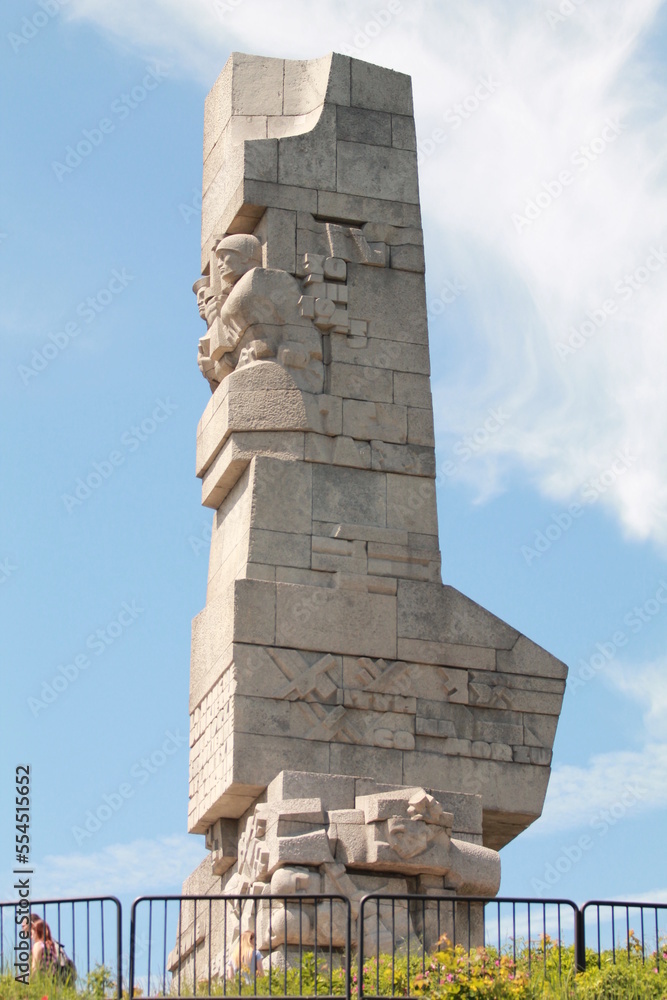 Westerplatte – formed in the years 1845–1847 peninsula (formerly an ...