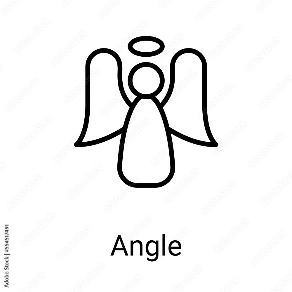 Angle icons with white background Stock Vector | Adobe Stock