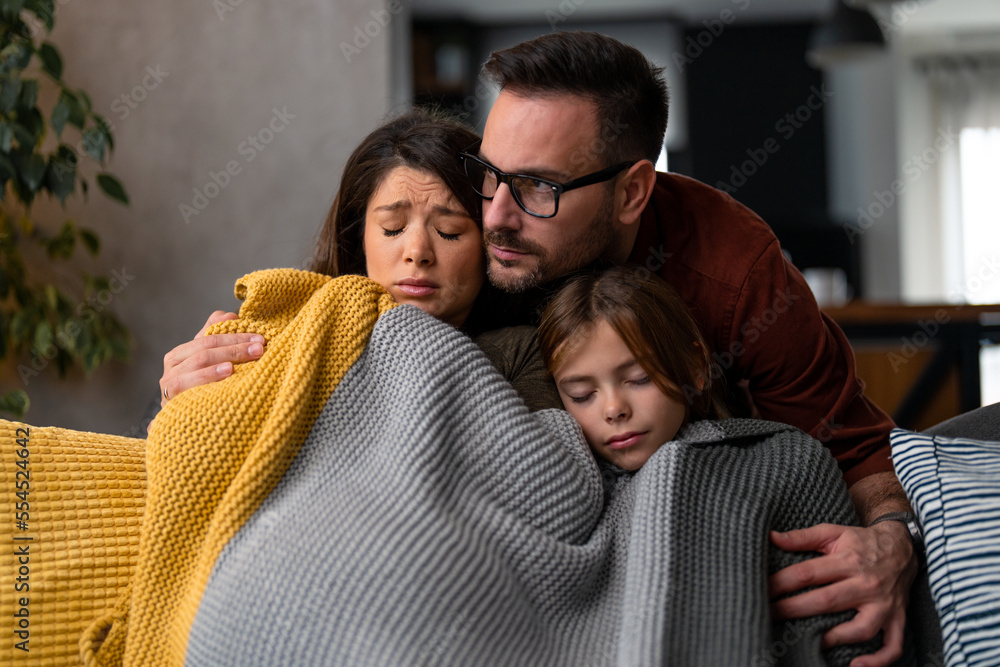 His pregnant wife and daughter are freezing at home because of an ...