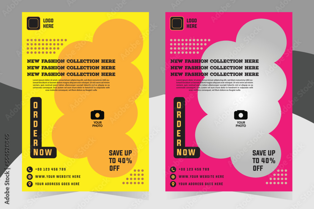 modern infographic design template-Flyer Template. creative flyer ...