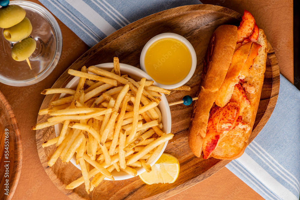 Fotka „Lobster Roll. Traditional classic American Sandwich. New England ...