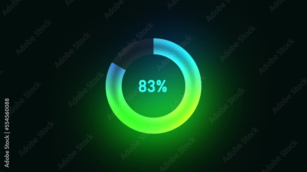 Computer digital technology concept of a loading screen with ...