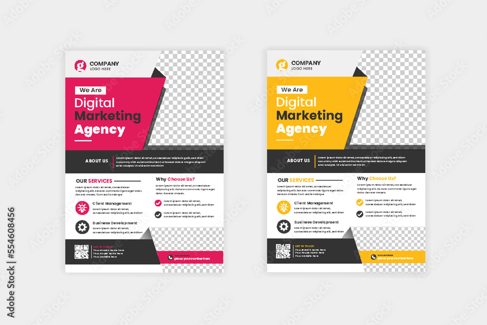Vector Creative business flyer template design flyer template or ...