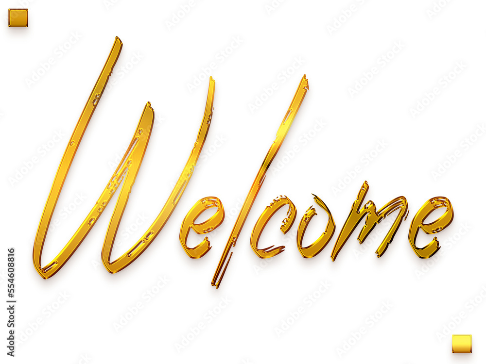 Welcome Text in Transparent PNG Brush Stylish Cursive Alphabetical ...