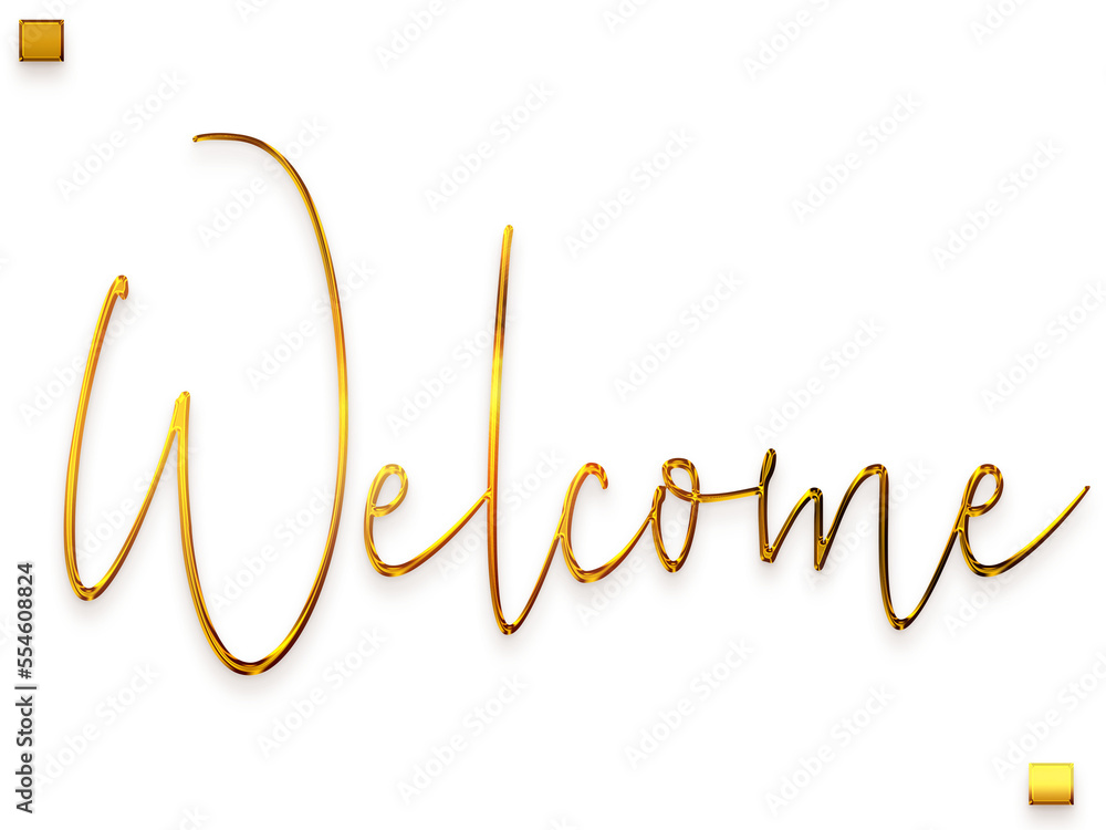 Foto de Welcome Text in Transparent PNG Stylish Cursive Calligraphy ...