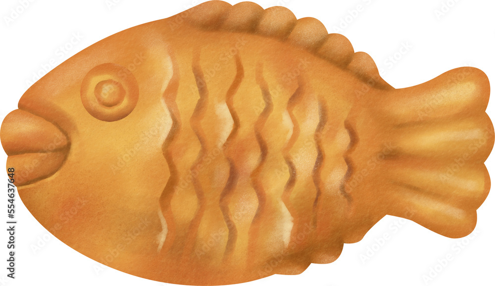 배경이 투명한 붕어빵 그림 Stock Illustration | Adobe Stock