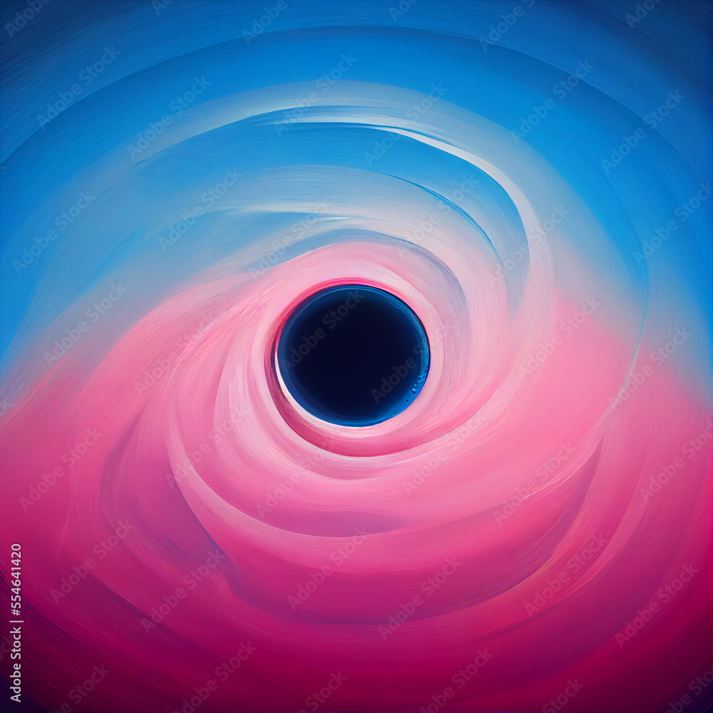 Blue Pink Vortex Black Hole Event Horizon Abstract Spirituality ...