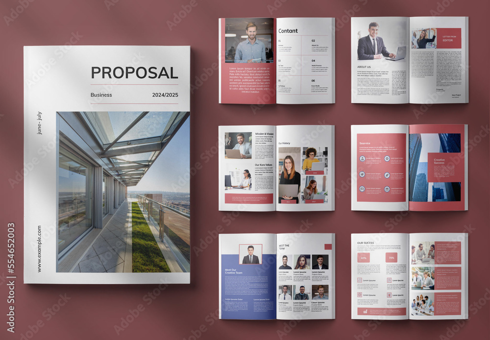 Proposal Layout Stock Template | Adobe Stock