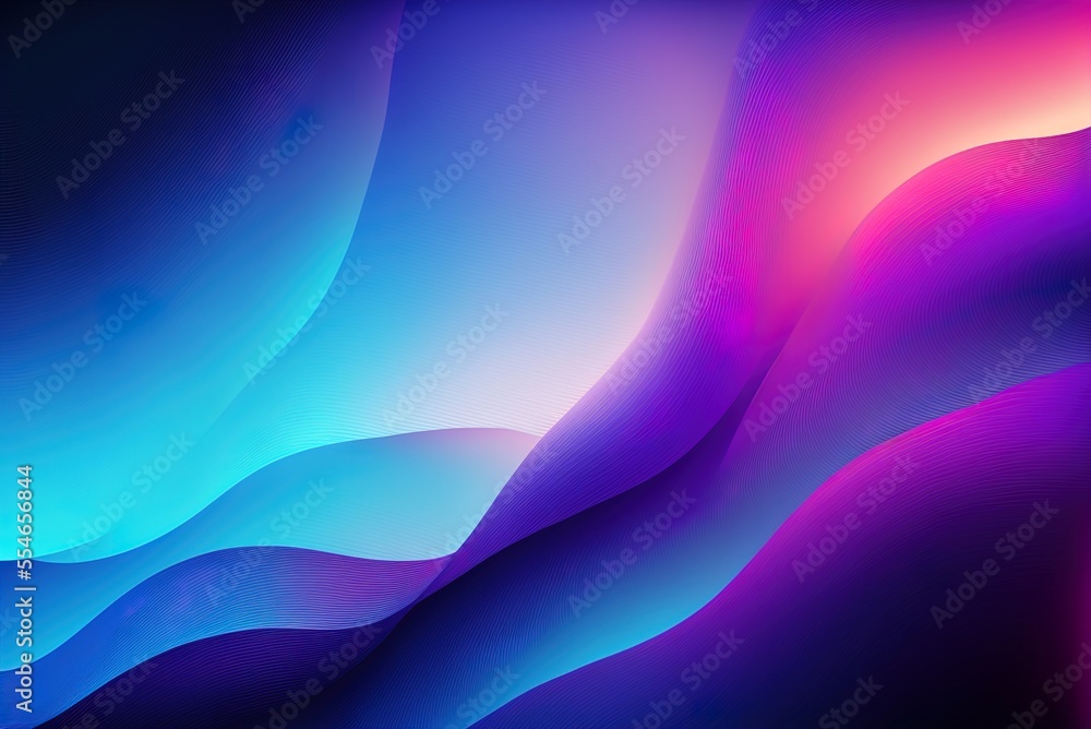 Abstract blue and purple gradient background. Generative AI Stock ...