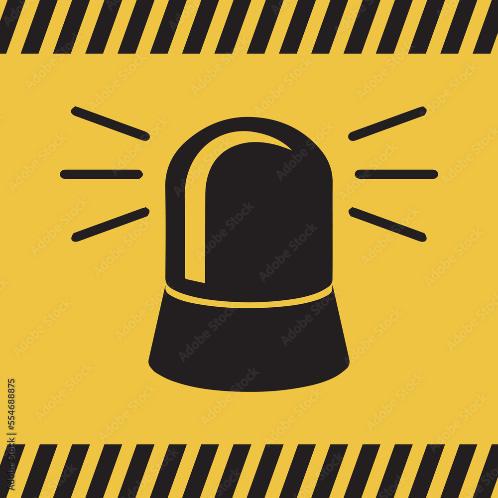 Logo gyrophare. Stock Vector | Adobe Stock