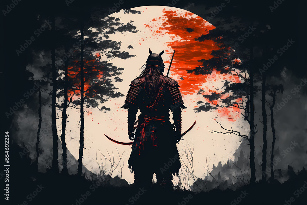 Samurai Landscape Background
