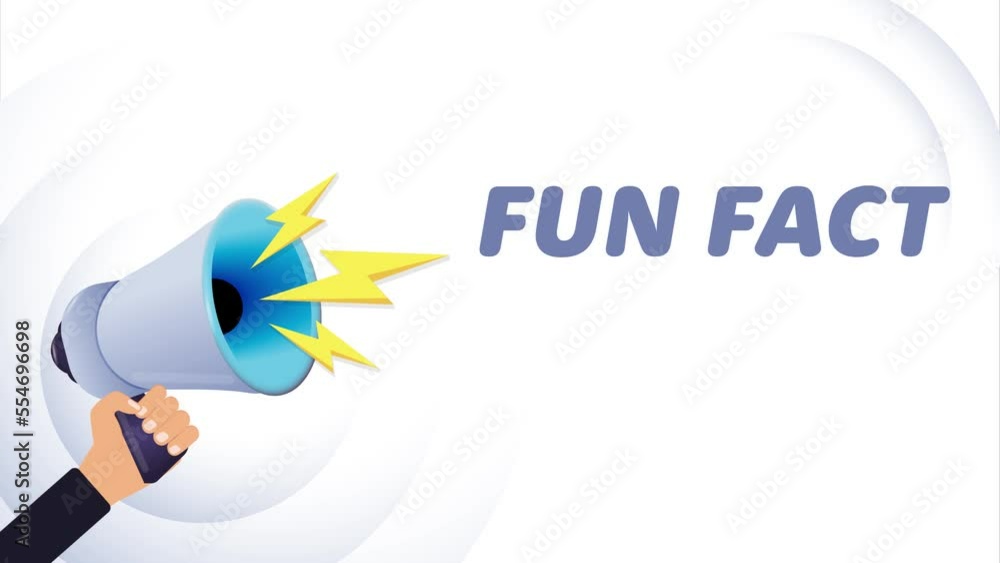 Hand hold megaphone. Fun fact, realistic 3d megaphone, loudspeaker with ...