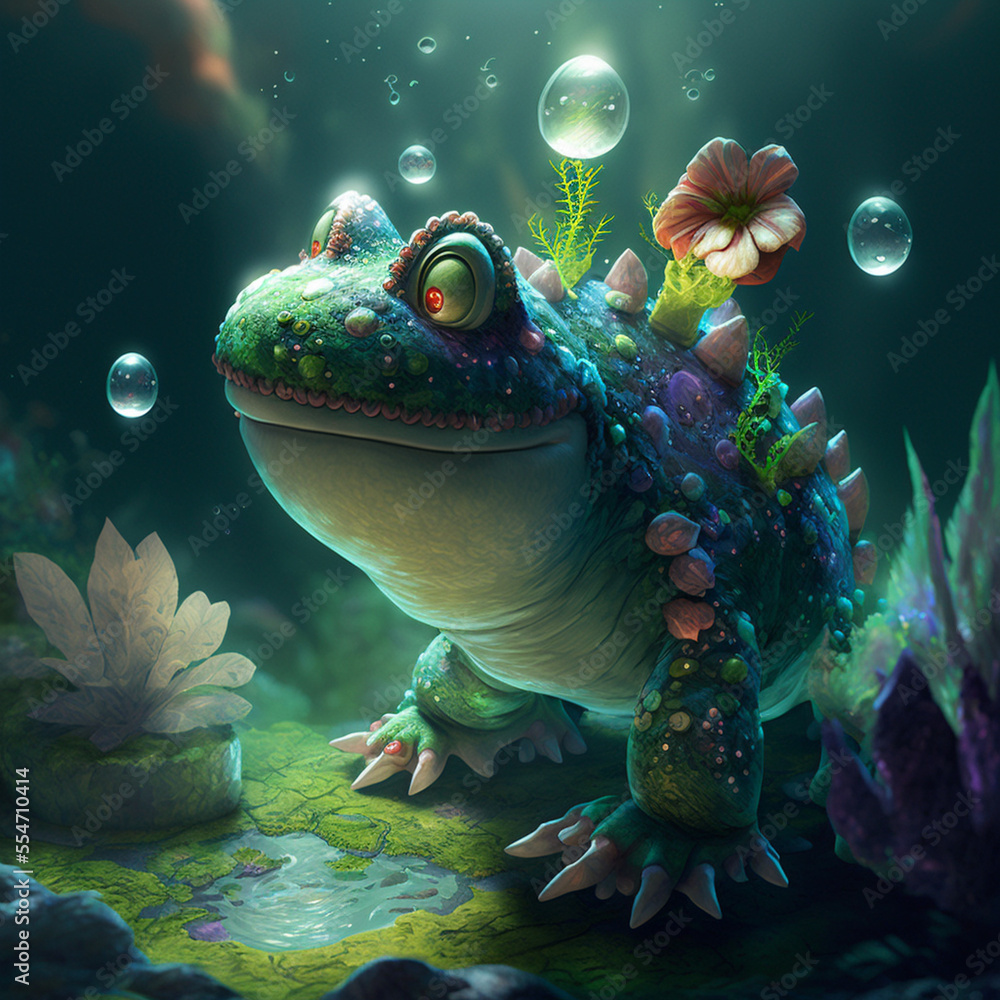 Splash art of a character inspired of video game,digital art ...